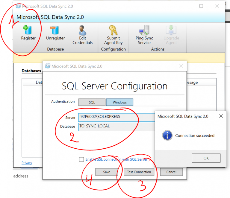Synchroniser une Azure SQL Database avec une base de données locale